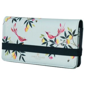 Sara Miller Duck Egg Orchard Birds Travel Wallet