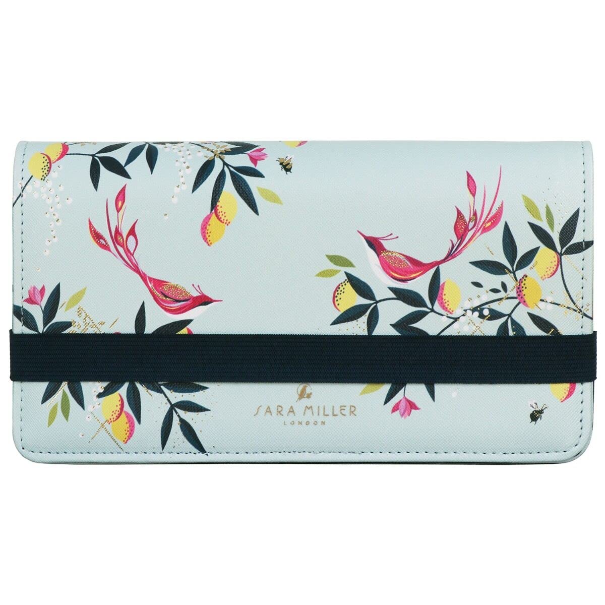 Sara Miller Duck Egg Orchard Birds Travel Wallet