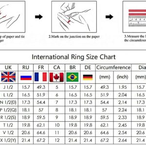 STARCHENIE Infinity Promise Ring for Women 925 Sterling Silver Engagement Wedding Band Anniversary Jewelry Size 7