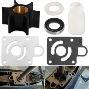 12012 water pump impeller kit for chrysler force 75 85 90 100 105 115 125 140 hp 1979-1989, replaces oe# fk1069, 12012