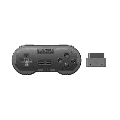 8Bitdo Sn30 2.4G Wireless Gamepad for Original SNES/Sfc (Transparent Edition)