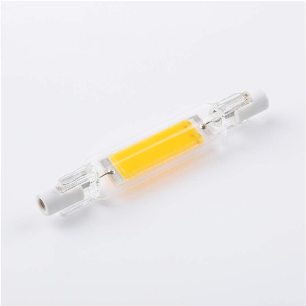 Halogen Light Bulb Led R7S 78Mm 15W 20W R7S High Powerful Headlight 118Mm 30W 40W 50W 110V 220V Cob Lamp Bulb Glass Pipe Replace Halogen Lamp Light-Natural Light_78Mm 15W 220V