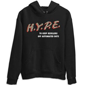 365 printing hype white grey taupe sneaker matching hoodie (black / l)