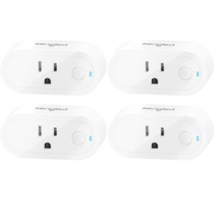 sengled smart plugs, hub required, works with smartthings and amazon echo with built-in hub, voice control with alexa and google home, 15amp smart socket, work as zigbee repeater, etl listed, 4 pack