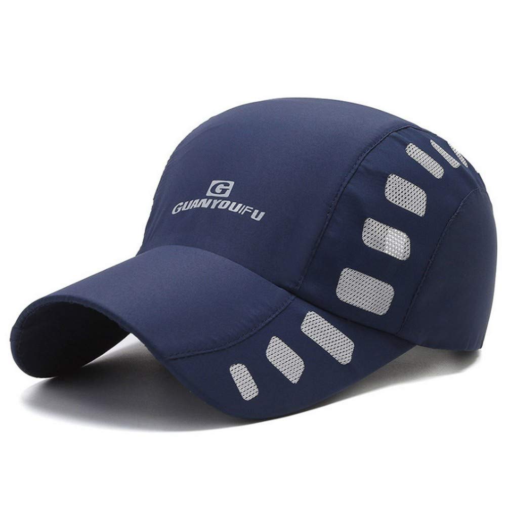 CLAPE UV Protection Cap Lightweight Quick Drying Summer Sports Sun Caps Breathable Outdoor Baseball Cap (CP23-Navy)