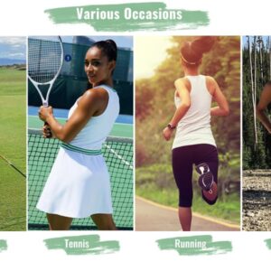 COOrun Womens Golf Shirt Collarless Polo Tank Tops with 1/4 Zip Sleeveless Athletic Tennis Shirts for Women