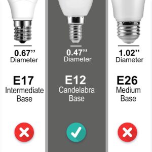 HEKEE E12 LED Candelabra Light Bulbs, Color Changing Candle, B11 40W Incandescent Equivalent, 450 Lumen, RGB + 2700K Warm White, 5Watt, 12 Colors, 2 Modes, Timer, Remote Control(4 Pack)