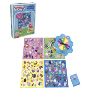 Hasbro Gaming Pictureka! Junior Peppa Pig Picture Game, Fun Board Game for Preschoolers, for 4 Year Olds and Up, No Reading Required