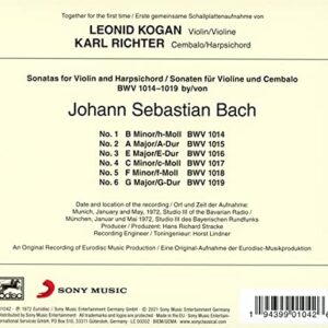 Bach: Violin Sonatas