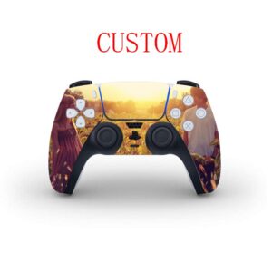 Custom Vinyl Skin Sticker Decal Cover for PS5 Playstation Controller with Your Own Picture