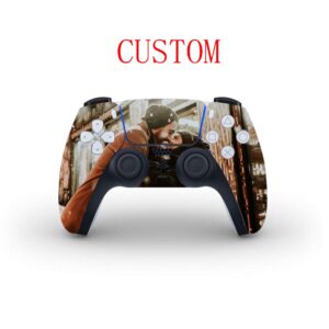 Custom Vinyl Skin Sticker Decal Cover for PS5 Playstation Controller with Your Own Picture