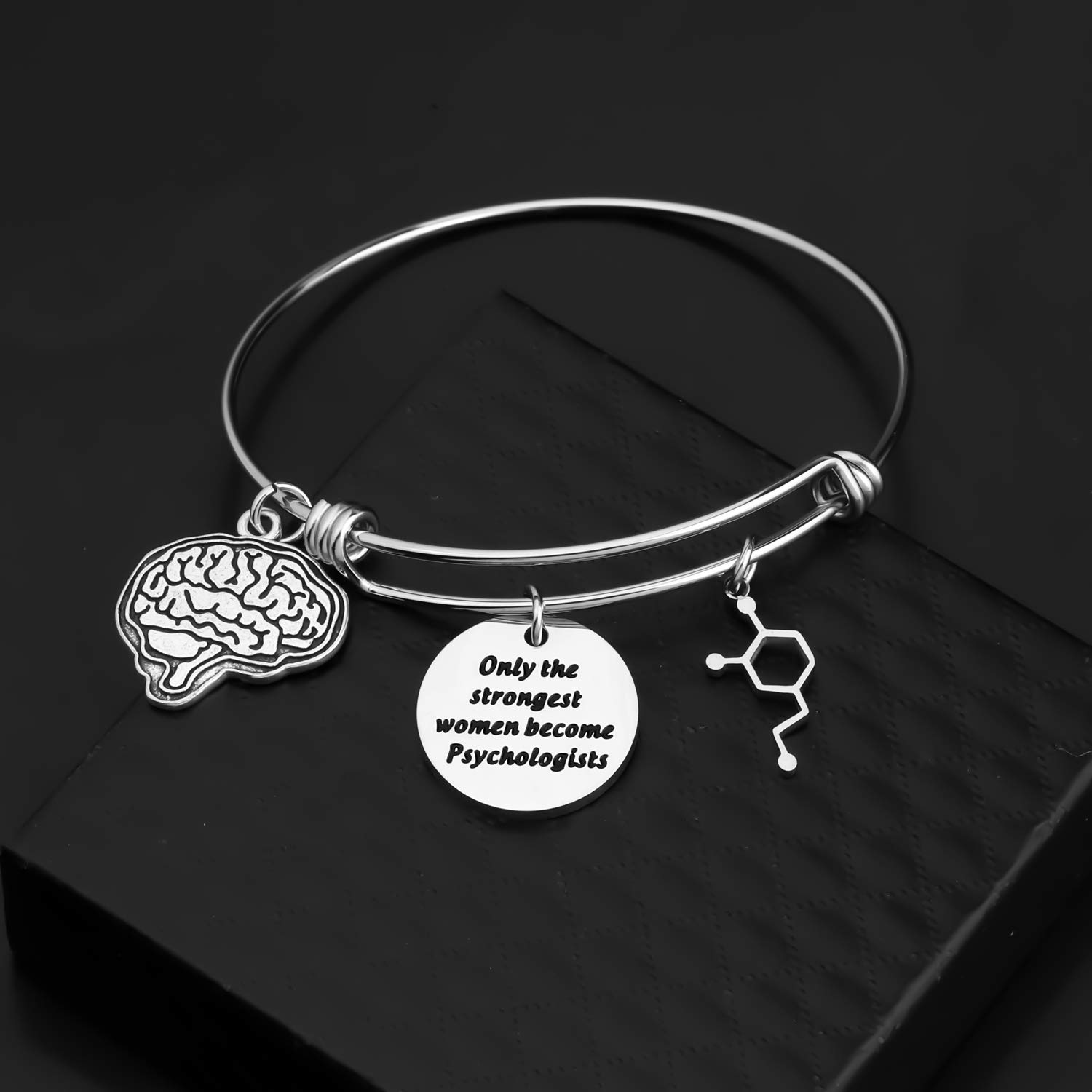 Gzrlyf Female Psychologist Gifts Bracelet Funny Psychotherapist Gifts Only the strongest women become psychologists (Bracelet)