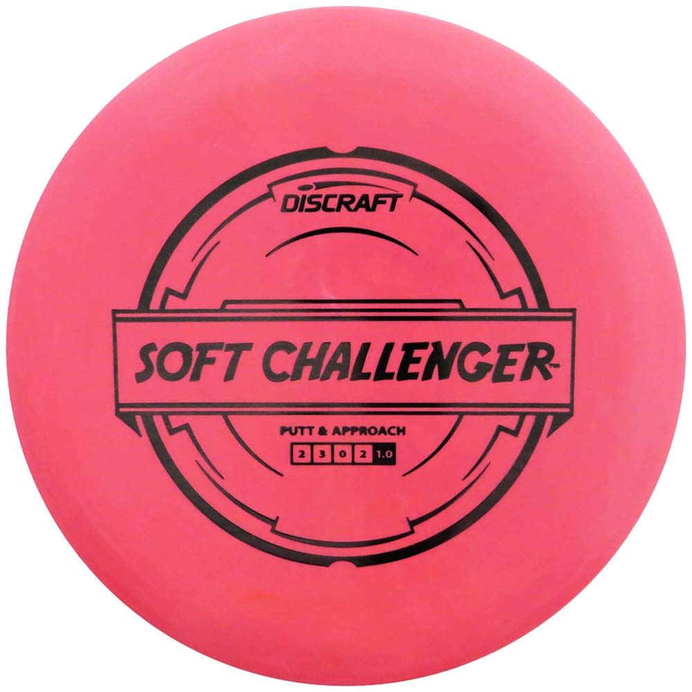 Discraft Putter Line Soft Challenger Putt and Approach Golf Disc [Colors May Vary] - 170-172g