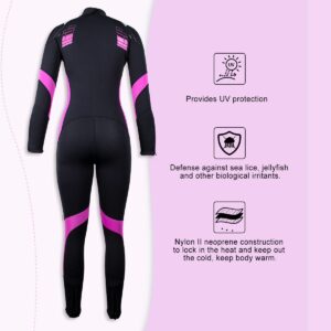 Seaskin Wetsuits for Men Women 3mm Front Zip Full Wetsuit