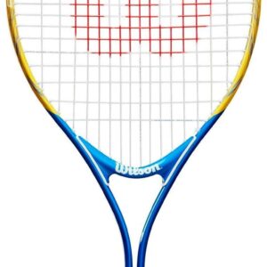 Generic Wilson US Open 25 Junior Tennis Racquet Bundled with a Green/White Wilson Advantage II Tennis Bag (Perfect for Beginner Players Age 9-10) Green/White Bag 25 Inch Racquet