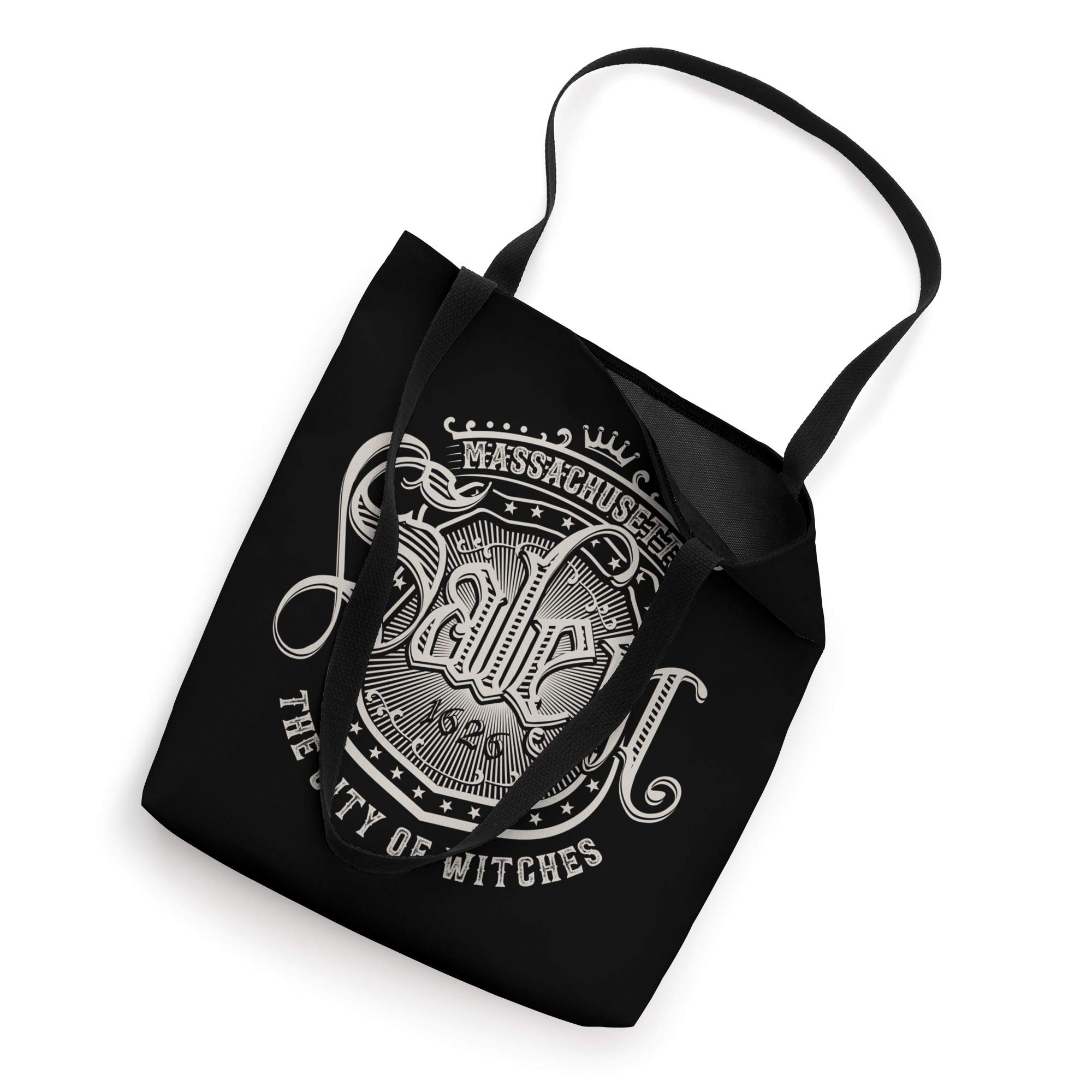 Salem The City Of Witches Massachusetts Vintage Tote Bag