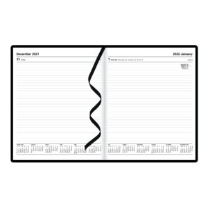 LETTS of London 10Y for Year 2022 Principal Desk Day to Page Journal, Black, Quarto Size (Y) - 10 1/4" X 8/1/4", C10YBK-22