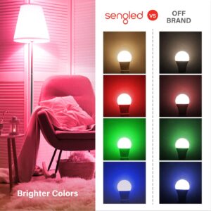 Sengled Zigbee Smart Light Bulbs, Smart Hub Required, Works with SmartThings and Echo with Built-in Hub, Voice Control with Alexa and Google Home, Color Changing 60W Eqv. A19 Alexa Light Bulb, 3 Pack