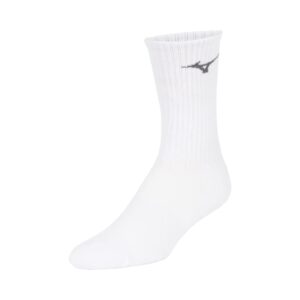 Mizuno Womens Vital Crew 3-pack Sock, White, Medium US