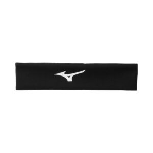 Mizuno Player Headband, Black, One Size Fits Most