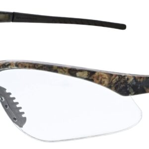 MCR Safety Memphis Series MOMP110AF Safety Glasses, Eye Protection, Mossy Oak Frame, Clear UV-AF Anti-Fog Lens