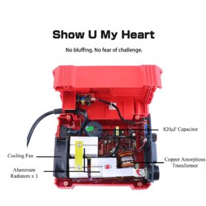 Mini Welding Machine,110V 250A ARC Stick Welder IGBT Hot Start Inverter Welder with 3.6lbs Ultra Light Weight,Full Set of Welding Equipment & Extra 5 Welding Rods