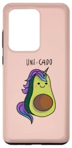 galaxy s20 ultra uni cado - unicorn avocado vegan birthday christmas gift case