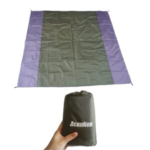 acenilen tent footprint, 1-4 person waterproof camping tarp lightweight ground sheet mat for backpacking, hiking, beach, picnic