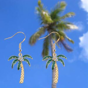 MYOSPARK Coconut Palm Tree Dangle Earring Summer Holiday Hawaii Gift Beach Theme Jewelry Earrings for Women (Coconut Earring)