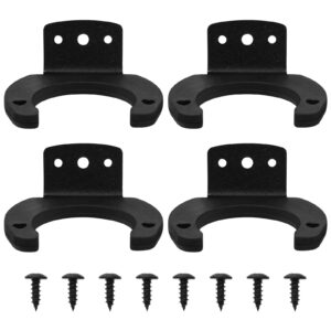 milisten 4pcs microphone holders microphone clip hook wall mount type clamp