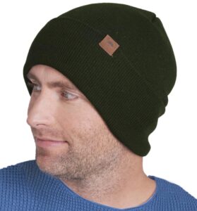 tough headwear cuffed beanie hats for men - winter beanies for women - toboggan hat - mens winter knit hat - stocking cap