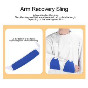 ZJchao Arm Suuport Sling, Shoulder Abduction Sling Immobilizer Arm Pillow for Injury Support Rotator Cuff Sublexion, Surgery, Dislocated, Broken Arm(blue)