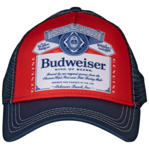 Budweiser Curved Brim Snapback Hat Multi-Color