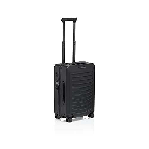 PORSCHE DESIGN 21" Spinner Carry-On Luggage - Roadster Travel Suitcase with Wheels for Men and Women - Black Matte