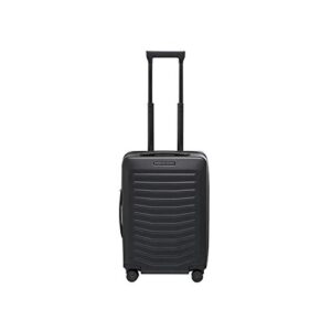 porsche design 21" spinner carry-on luggage - roadster travel suitcase with wheels for men and women - black matte