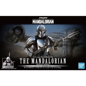 bandai hobby - the mandalorian - the mandalorian beskar armor (silver coating ver.), bandai spirits star wars 1/12 model kit