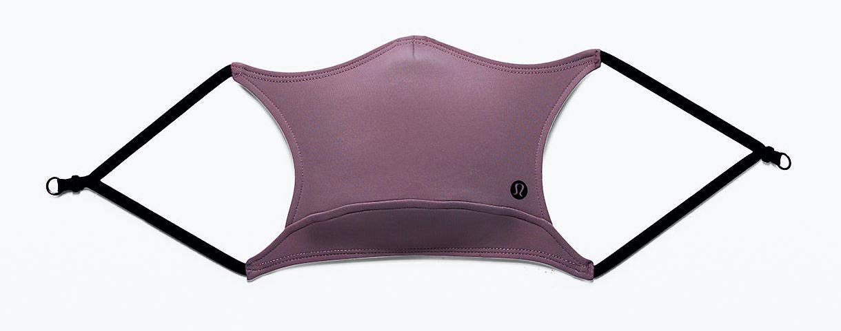 Lululemon Double Strap Face Mask (Grape Thistle Ear Loop with Lululemon Case)