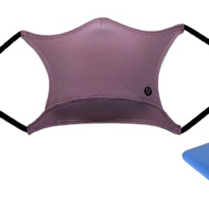 Lululemon Double Strap Face Mask (Grape Thistle Ear Loop with Lululemon Case)