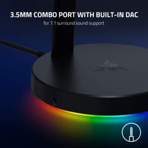 Razer Base Station V2 Chroma: Chroma RGB Lighting - Black (Renewed)