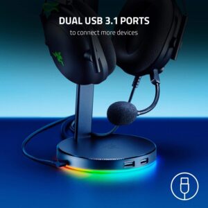 Razer Base Station V2 Chroma: Chroma RGB Lighting - Black (Renewed)