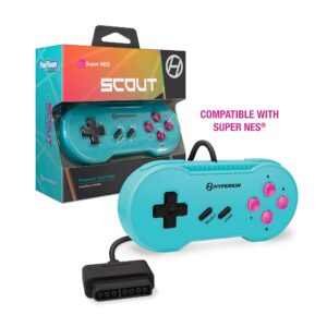 hyperkin "scout" premium controller for super nes (hyper beach) funtoon collector's edition - super nes