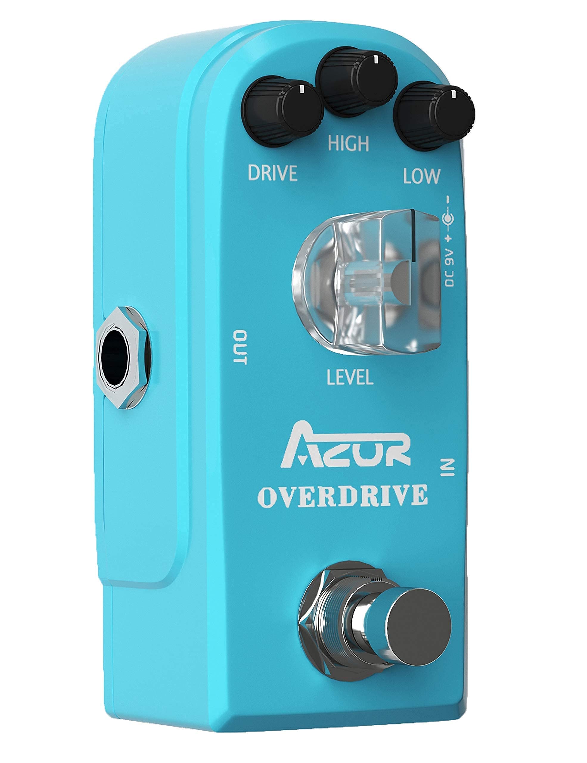 AZOR Overdrive Guitar Effect Pedal Classical Pedal with Power Adapter