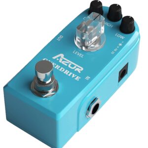 AZOR Overdrive Guitar Effect Pedal Classical Pedal with Power Adapter