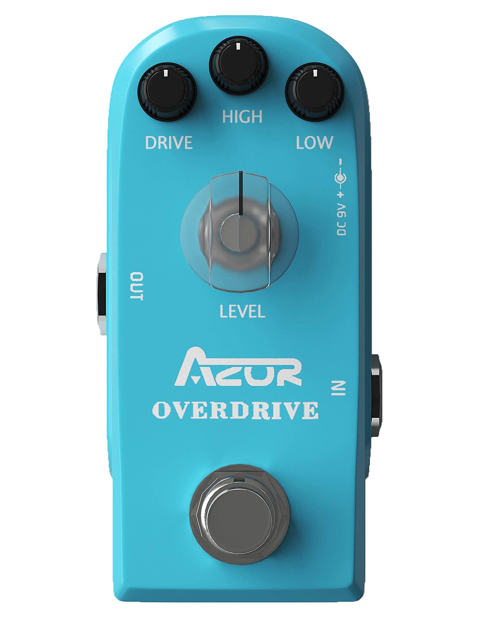 AZOR Overdrive Guitar Effect Pedal Classical Pedal with Power Adapter