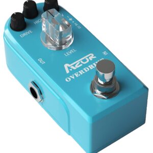 AZOR Overdrive Guitar Effect Pedal Classical Pedal with Power Adapter