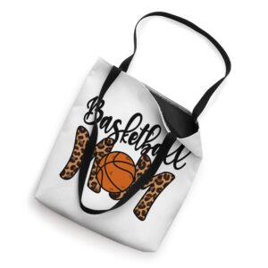 Basketball Mom Leopard Basketball Mama, Mothers Day Mom Tote Bag