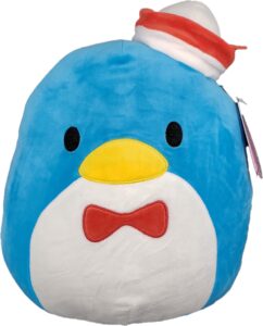 squishmallow kellytoys - sanrio® hello kitty and friends squad - 12 inch (30cm) - blue tuxedo sam