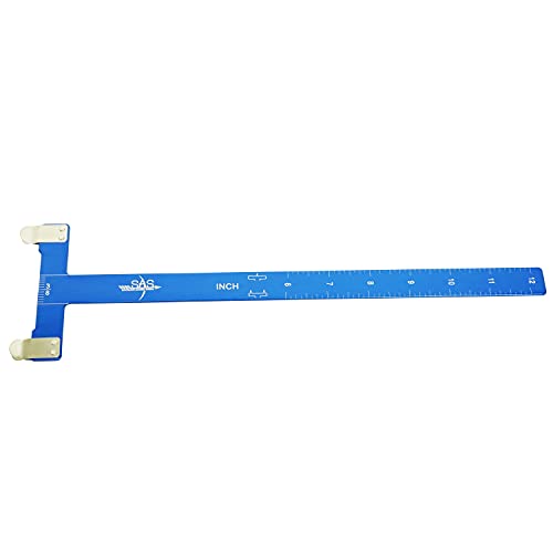 SAS Archery Bow T-Square Tool String Measurement (Blue)