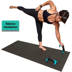 Yoga Grip, 2.0 - High Performance Yoga Blocks to Eliminate Wrist Pain in All Poses - Balance & Stretching Assistance - Great for Yoga, Pushups and Pilates, Premium Quality