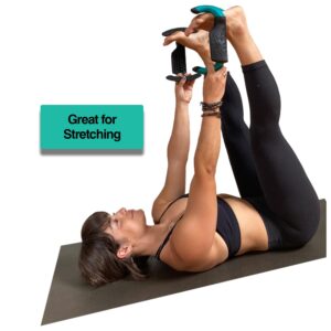 Yoga Grip, 2.0 - High Performance Yoga Blocks to Eliminate Wrist Pain in All Poses - Balance & Stretching Assistance - Great for Yoga, Pushups and Pilates, Premium Quality